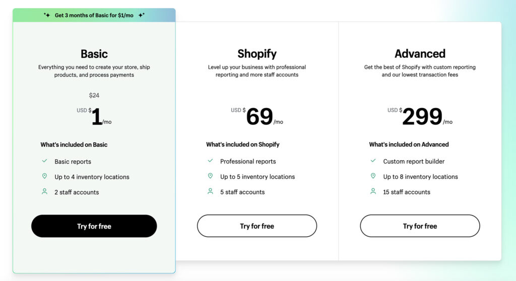 Shopify Pricing Plans and Fees (Dec 2022): Which Shopify Plan is Best ...