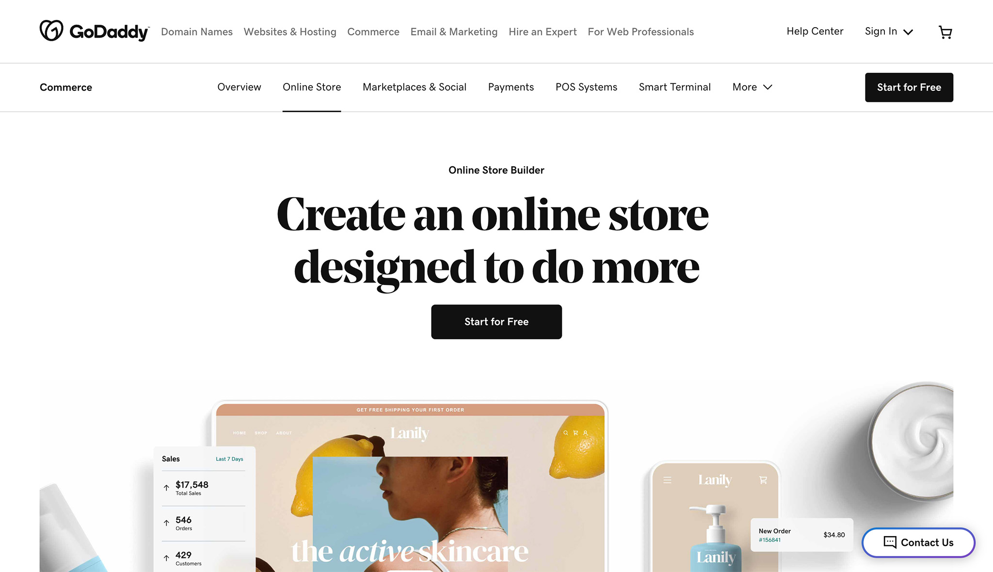 GoDaddy Ecommerce Review (2023): Is The Best Online Store Builder for ...