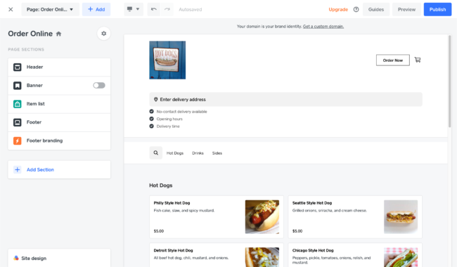 How to Set Up an Online Ordering Page for Restaurants With Square ...