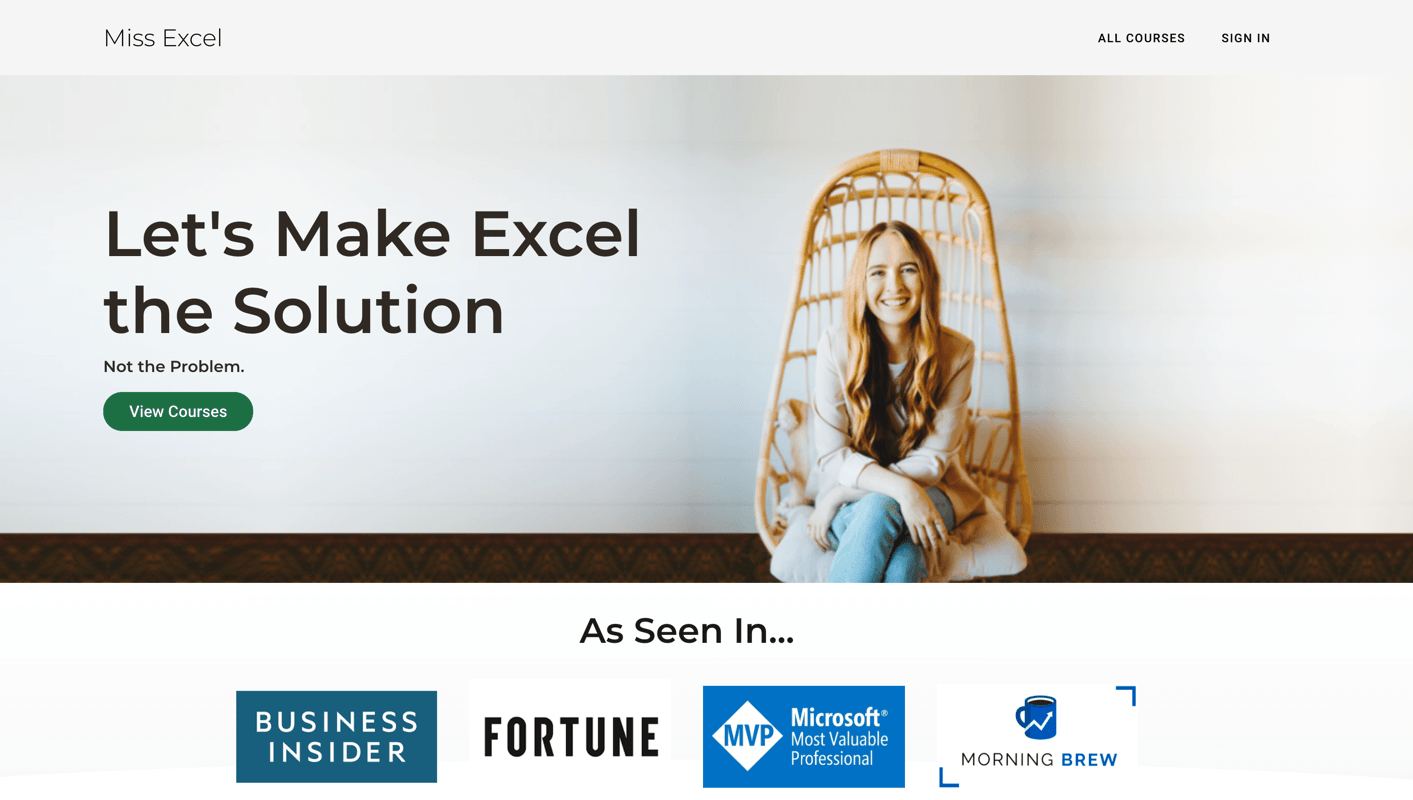 How Miss Excel Makes $100k Each Day Selling Courses - Ecommerce Platforms