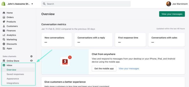 What is Shopify Inbox? And How to Set It Up - Ecommerce Platforms