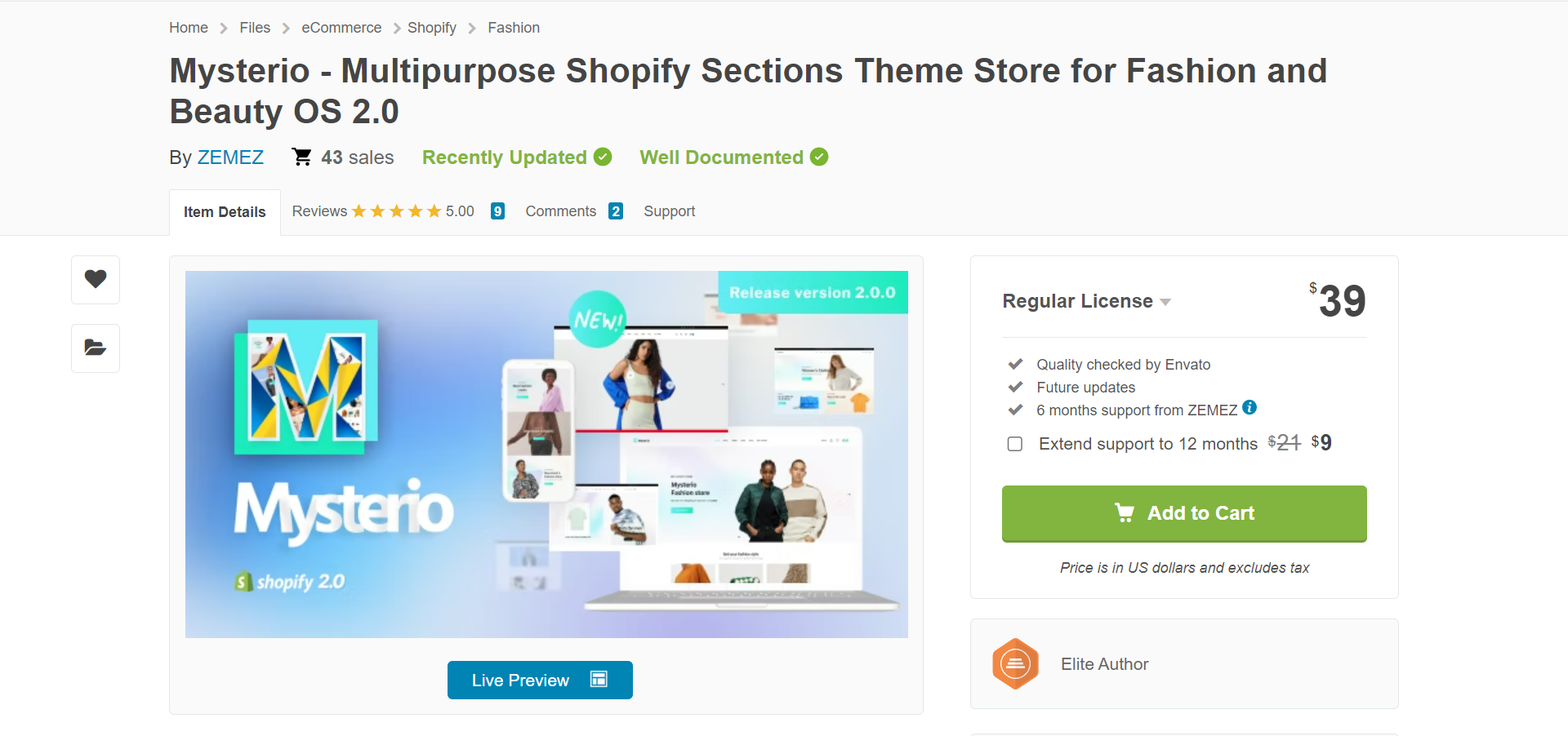 Mysterio Theme Review: A Full Run-down of This Fashion Theme