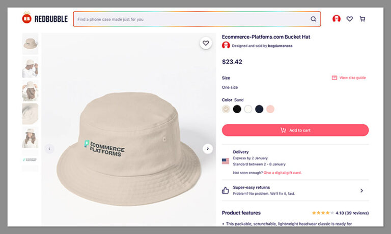 Redbubble Review 2024 - Is It Good for Print on Demand? - Ecommerce ...