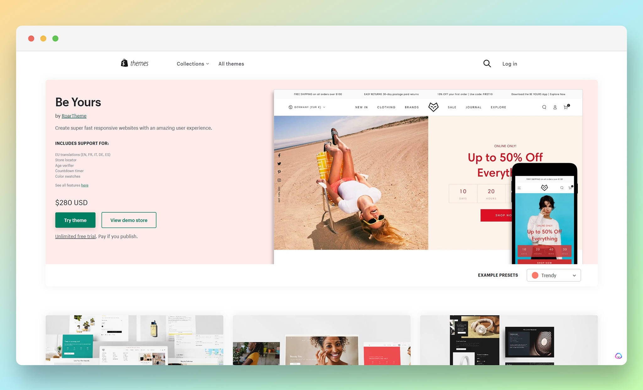 10 Best Shopify Themes for Clothing Stores in 2024 - Ecommerce Platforms