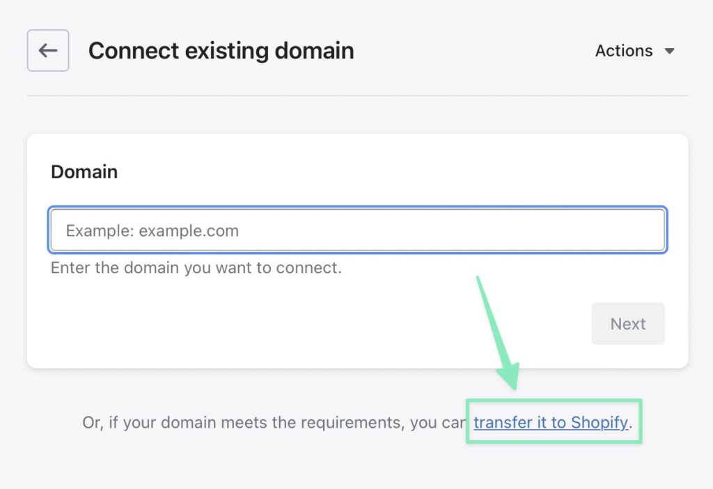 How to Transfer Your Domain to Shopify (2023) - Ecommerce-Platforms.com