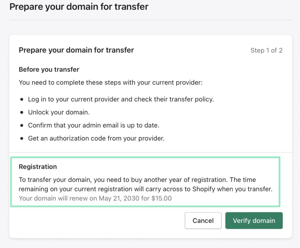How to Transfer Your Domain to Shopify (2023) - Ecommerce-Platforms.com