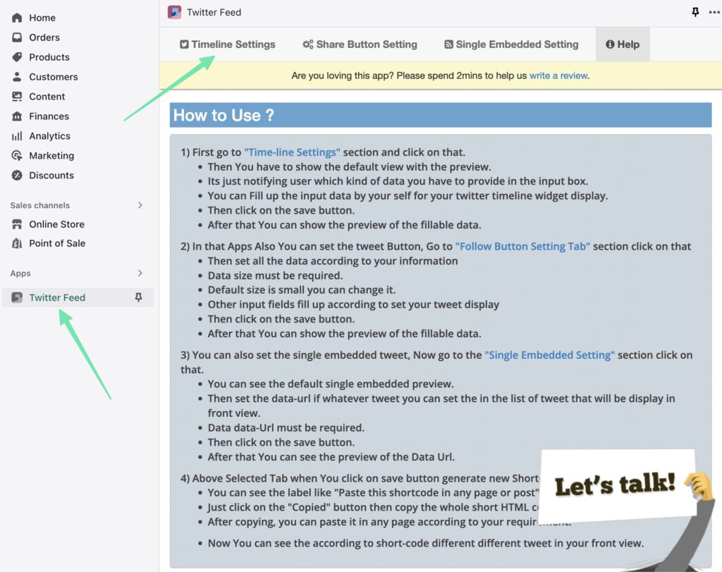 How to add Twitter Feed to Shopify Website - Ecommerce Platforms