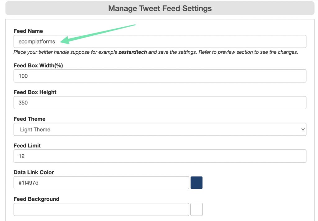 How to add Twitter Feed to Shopify Website - Ecommerce-Platforms.com