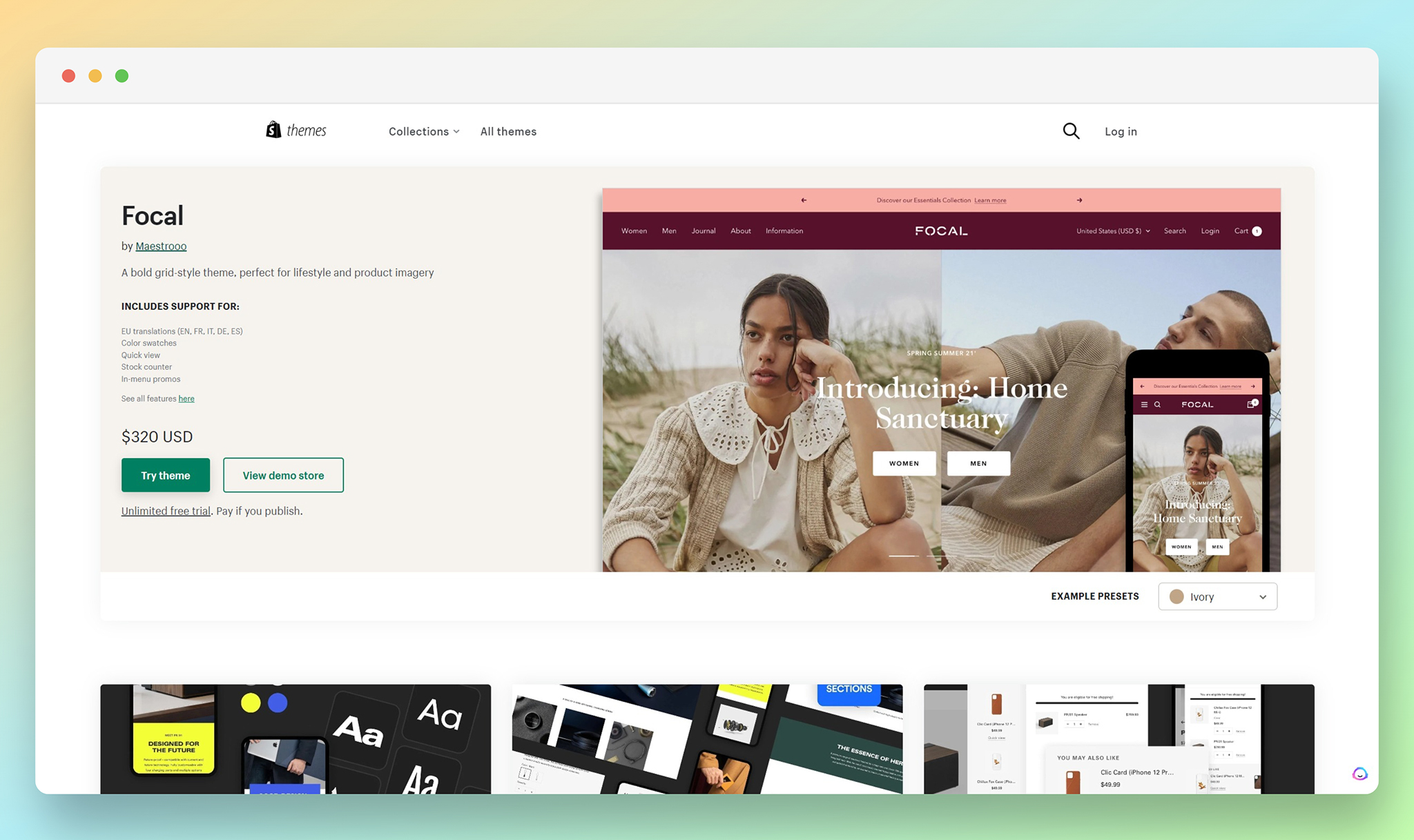 10 Best Shopify Themes for Clothing Stores in 2024 - Ecommerce Platforms