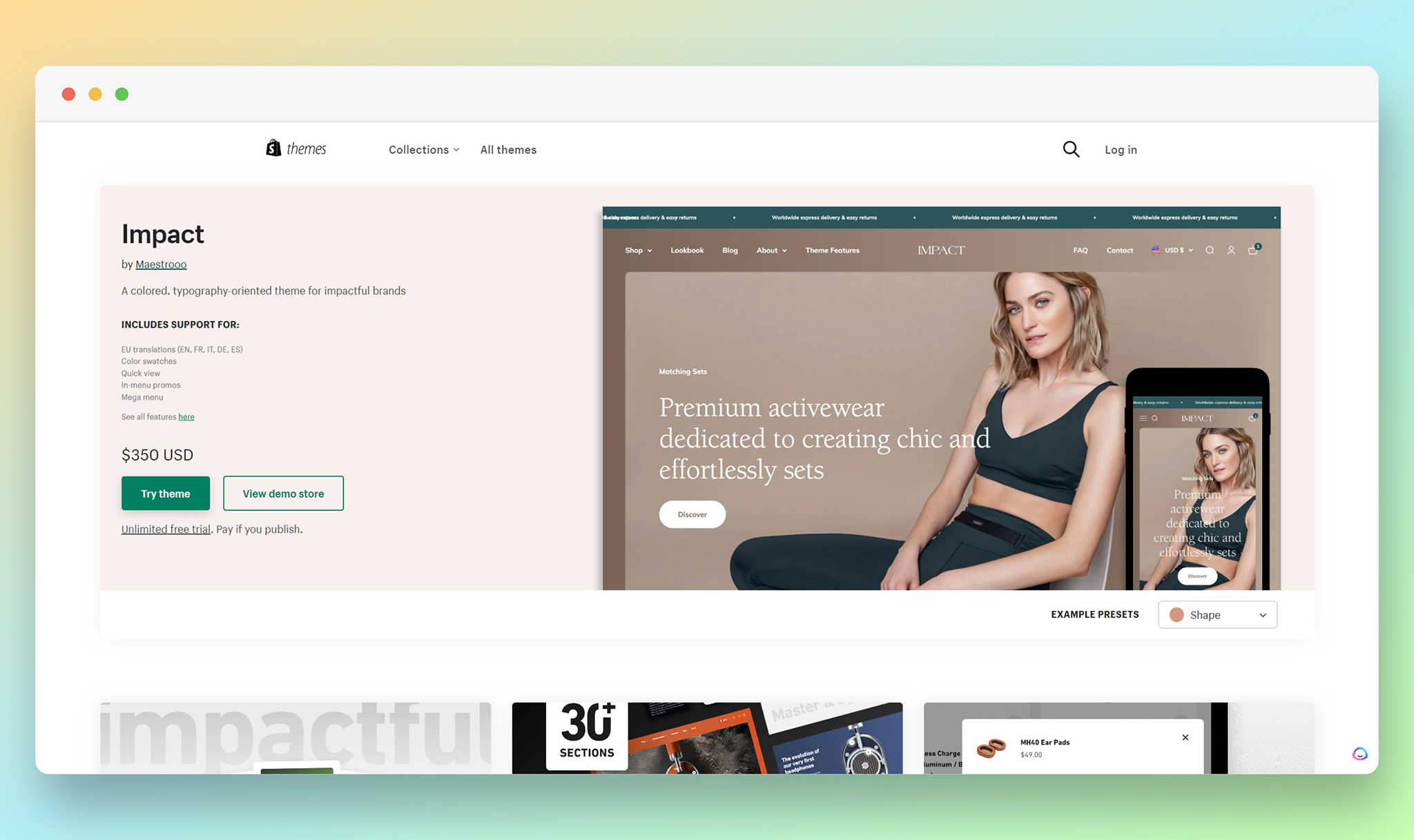 10 Best Shopify Themes for Clothing Stores in 2024 - Ecommerce Platforms