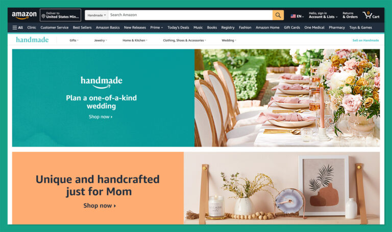 Etsy vs Amazon Handmade