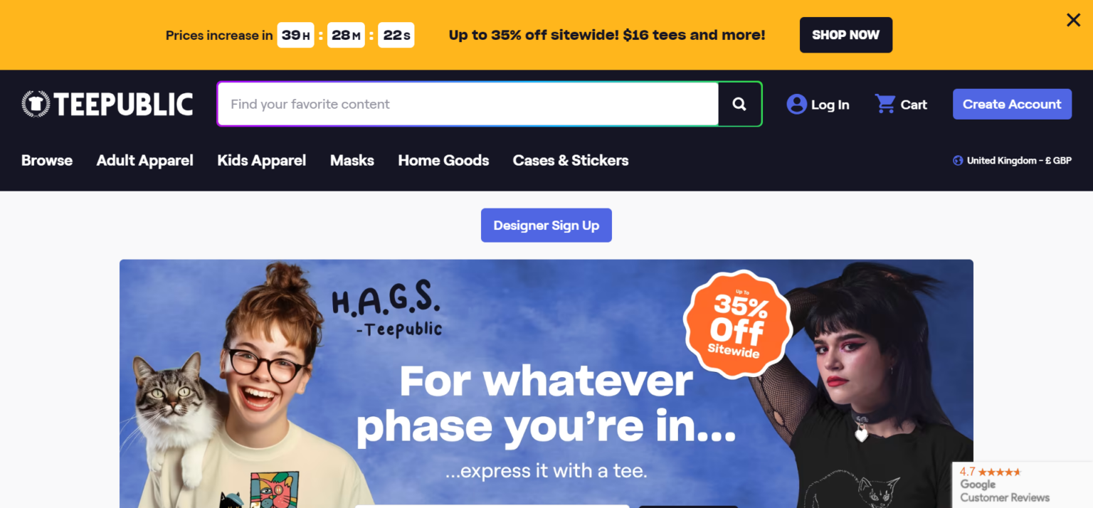 TeePublic Review (2024): Is This POD Marketplace Worth It? - Ecommerce ...