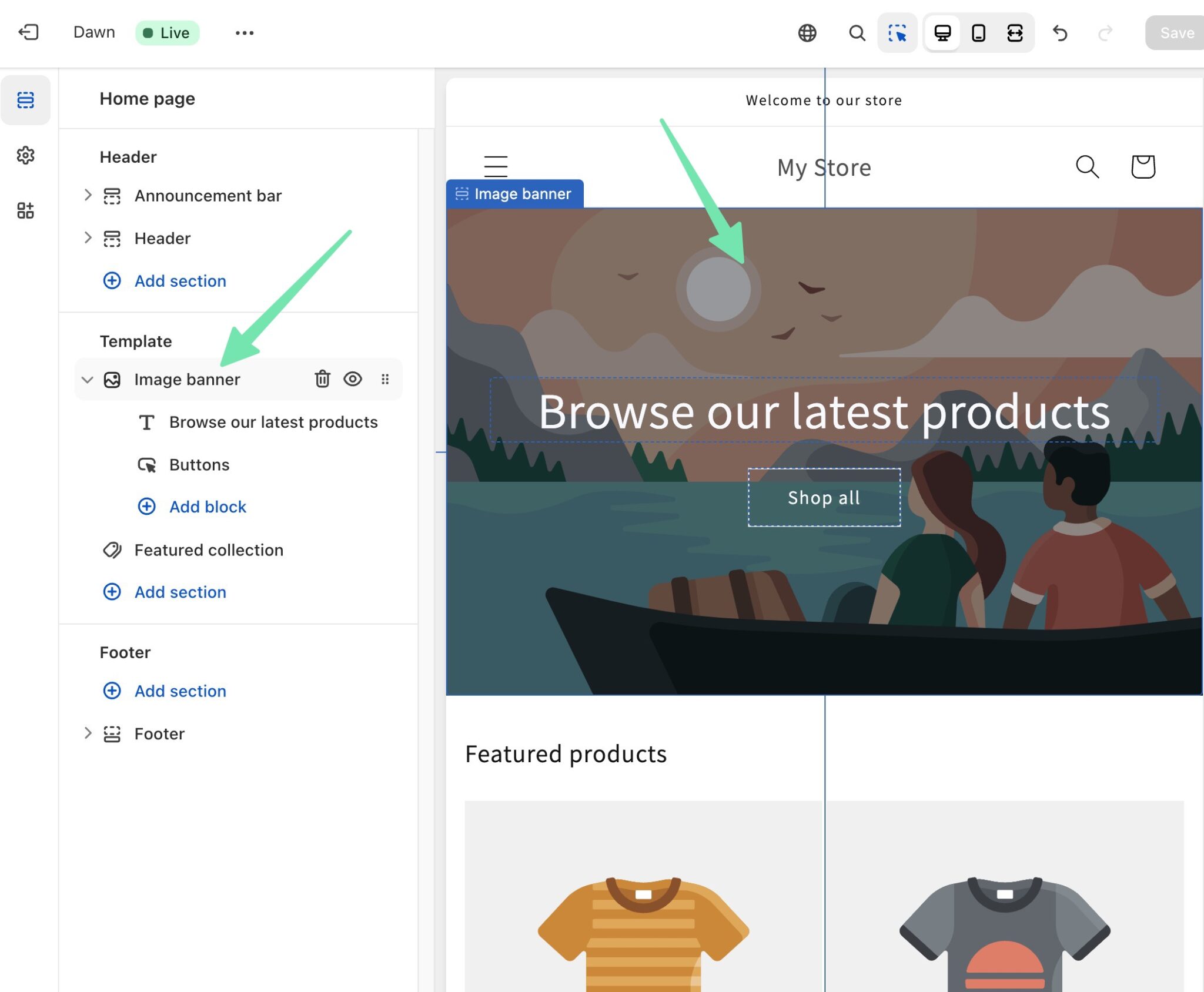A Step-By-Step Guide to Add a Dawn Theme Video Banner in Shopify - Ecommerce-Platforms.com