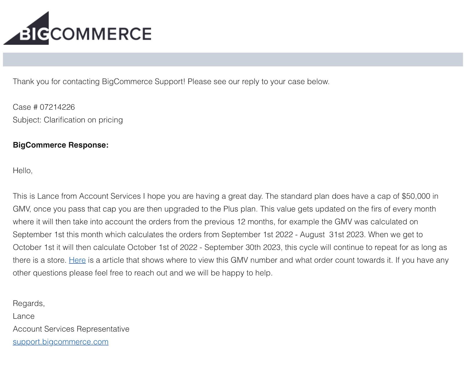 I Contacted BigCommerce Customer Support in 2023: Here is How it Went - Ecommerce Platforms