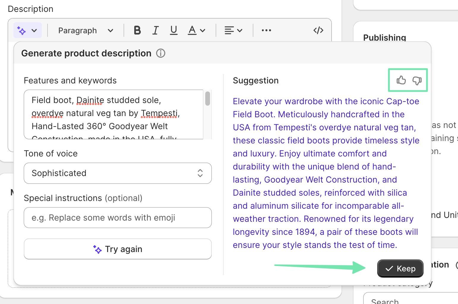Shopify Magic: Write Product Descriptions with Artificial Intelligence - Ecommerce-Platforms.com