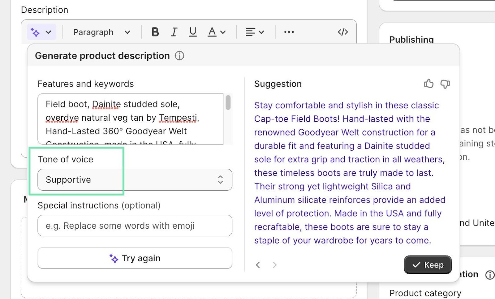 Shopify Magic: Write Product Descriptions with Artificial Intelligence ...