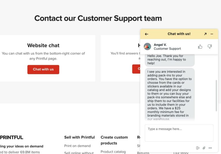 I Contacted Printful Customer Support: Here’s How It Went - Ecommerce ...