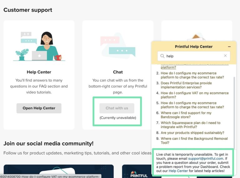 I Contacted Printful Customer Support: Here’s How It Went - Ecommerce ...
