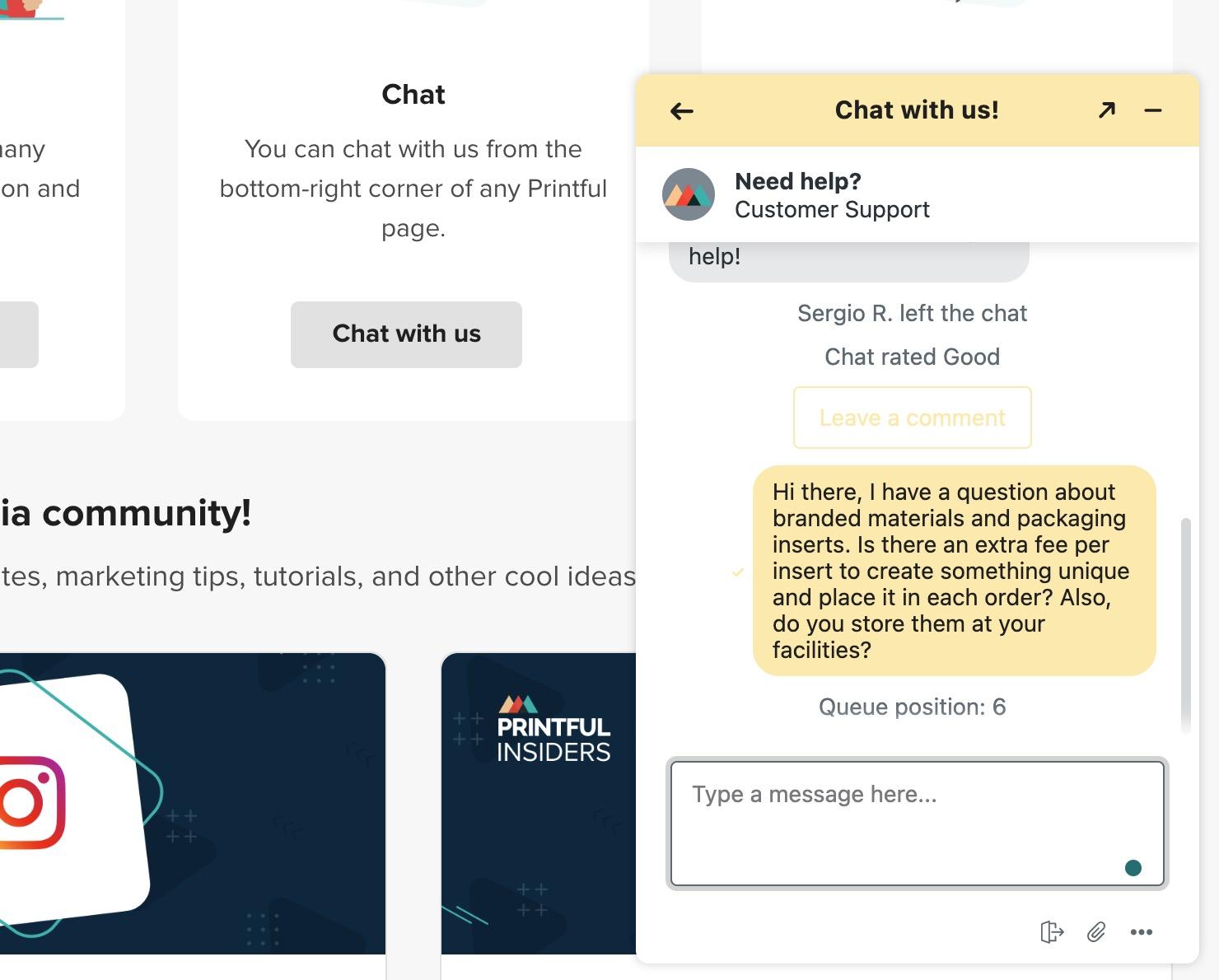 I Contacted Printful Customer Support: Here’s How It Went - Ecommerce Platforms