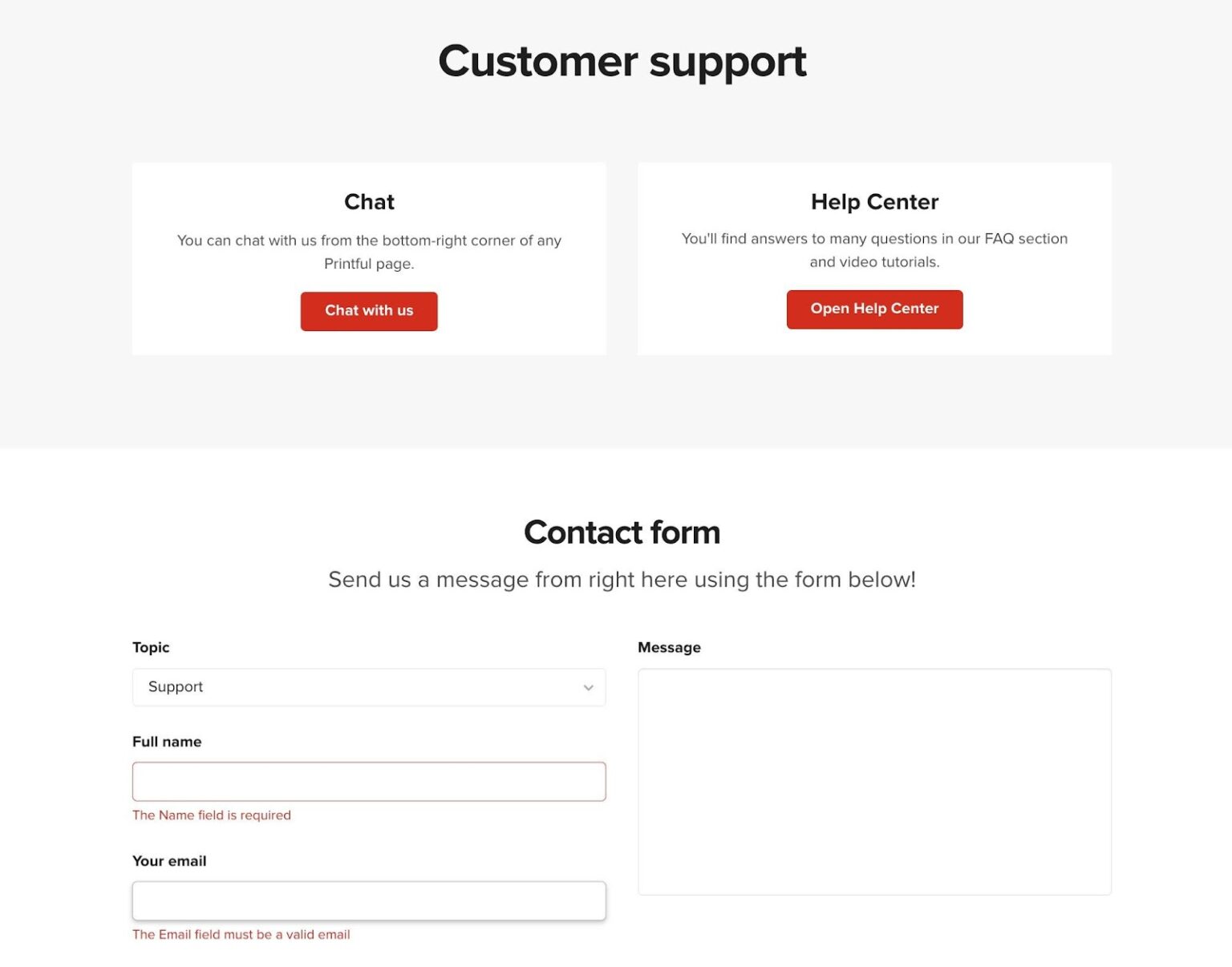 I Contacted Printful Customer Support: Here’s How It Went - Ecommerce ...