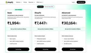 Shopify India Pricing: All plans and costs explained