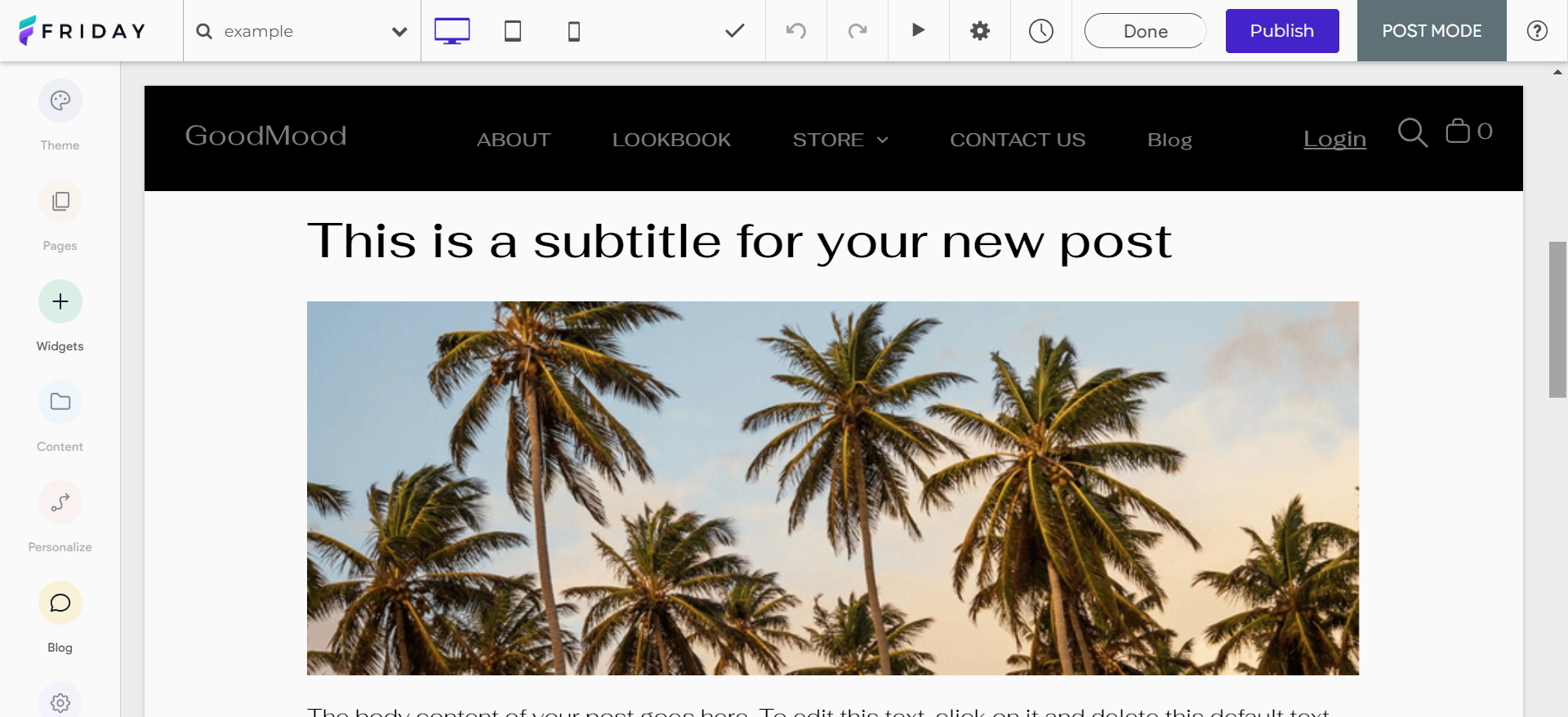 Friday Website Builder Review