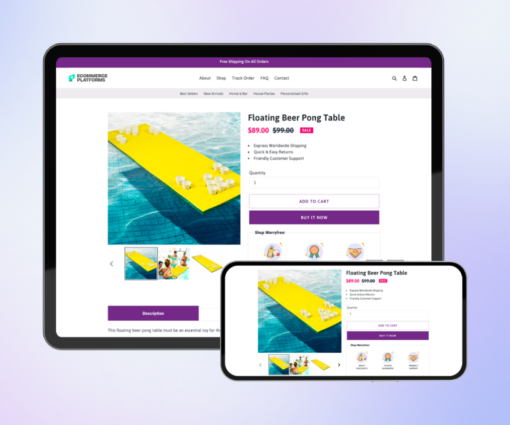 Party Store - Ecommerce Platforms