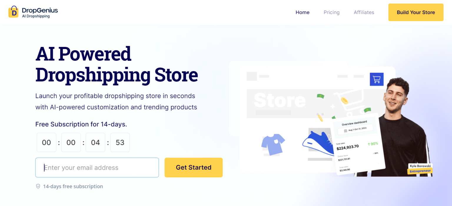 DropGenius Review: Spocket's New AI Store Builder - Ecommerce-Platforms.com