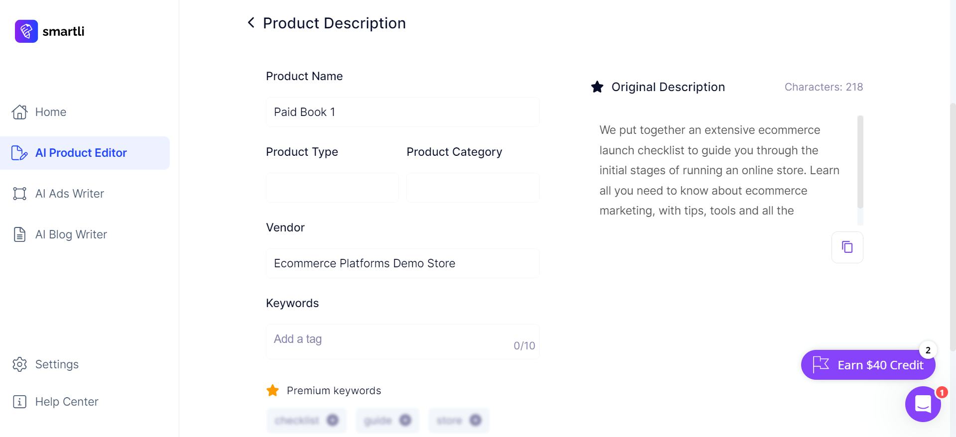 Smartli Review: What Does This AI Text Generator Offer? - Ecommerce ...