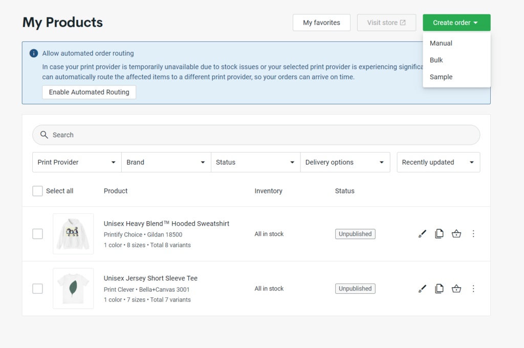 Printify Shipping Rates (with Examples): How Much Does Shipping Cost ...