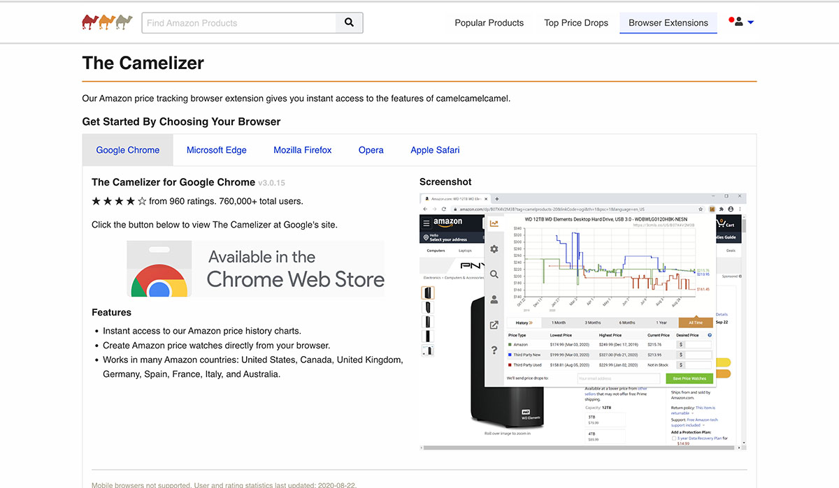 CamelCamelCamel vs Keepa: Which Price Tracker is Best? - Ecommerce ...