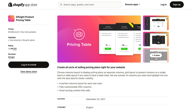 How to Make a Pricing Table in Shopify: A Step by Step Guide ...