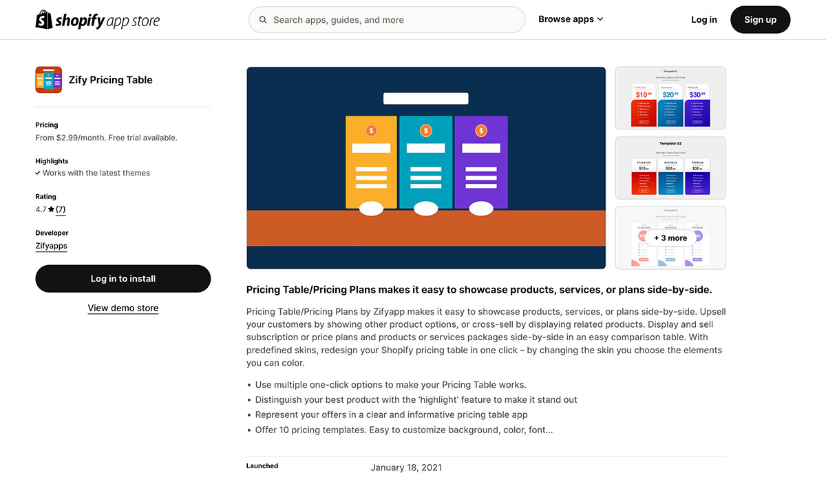 How to Make a Pricing Table in Shopify: A Step by Step Guide ...