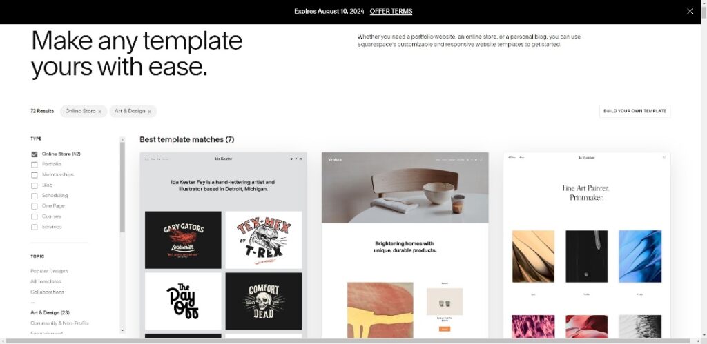 Art Storefronts vs Squarespace: Which is Best for Artists? - Ecommerce ...