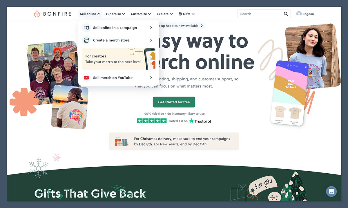 Bonfire vs Teespring: Comparing Top Print-on-Demand Platforms ...